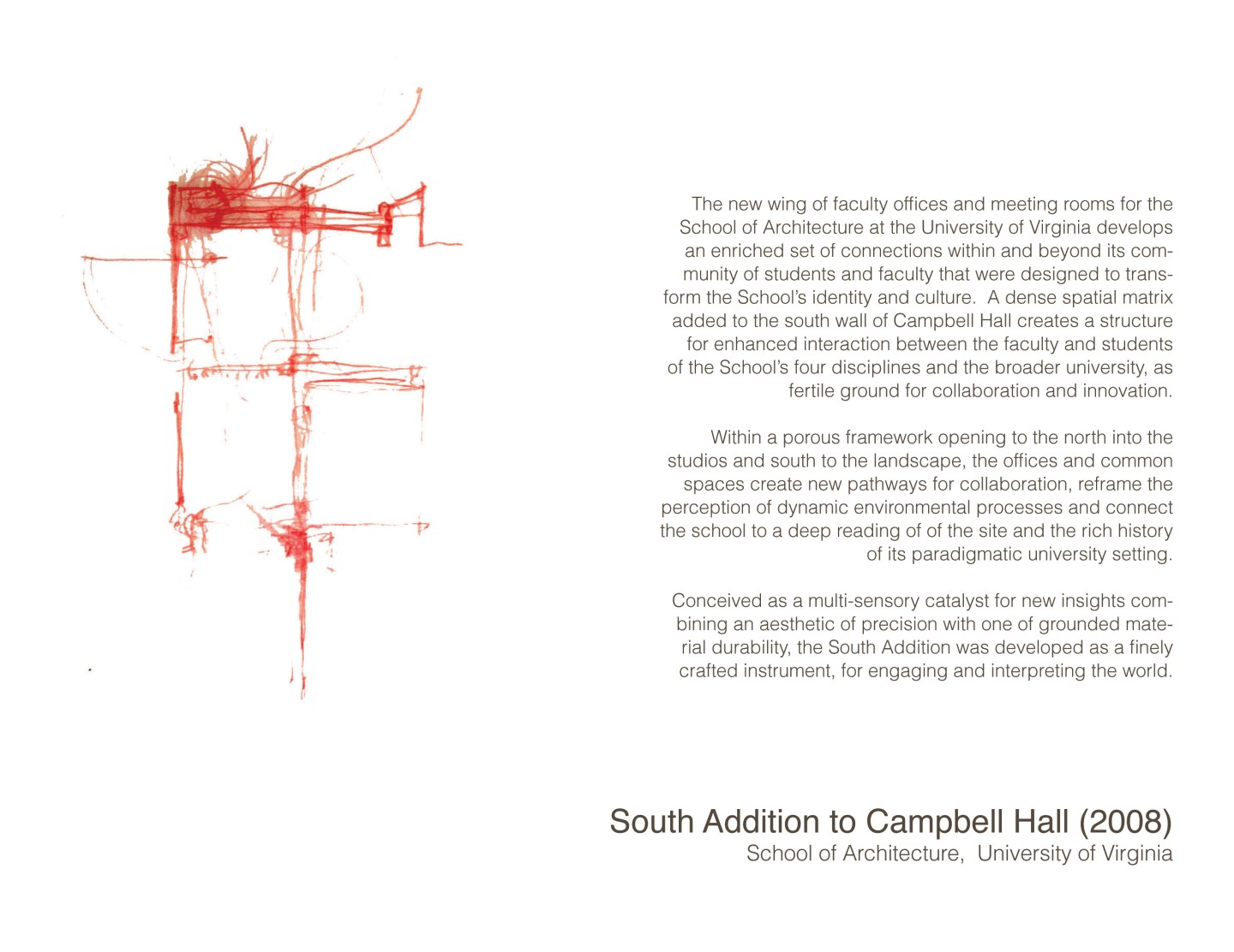 School of Architecture, UVA | William Sherman Architect