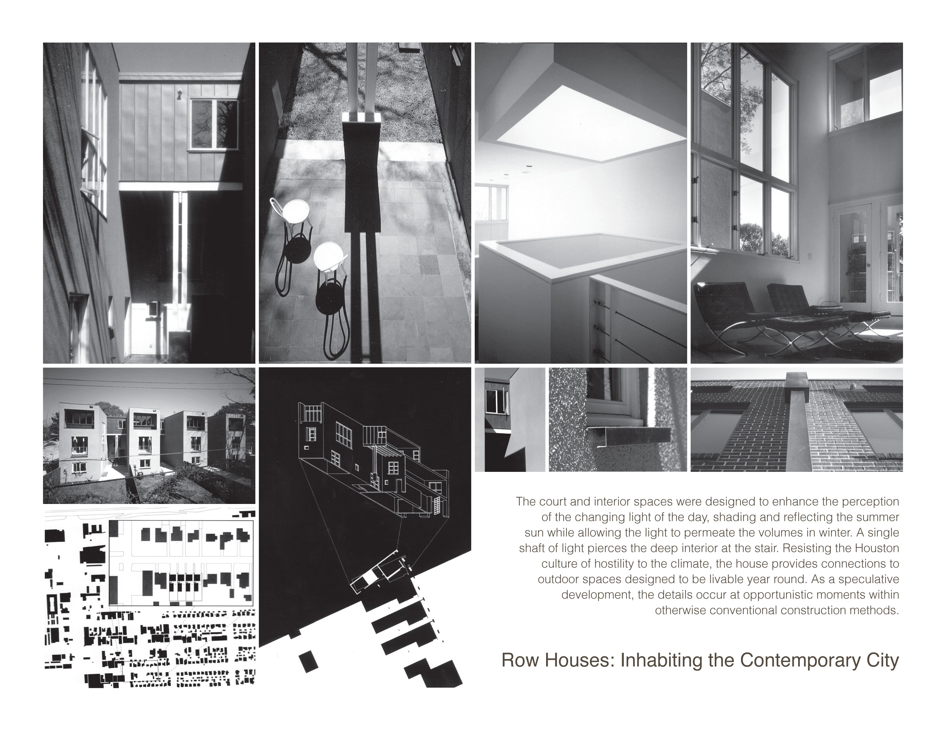 Row Houses, Houston | William Sherman Architect